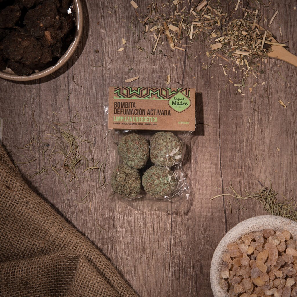 Bombita Defumación Activada x4 - Limpieza Energetica - CyP Aromatización